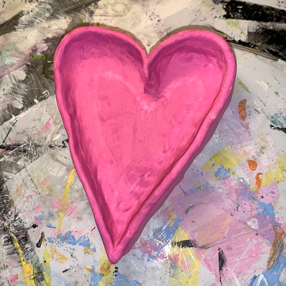 Art | Funky Heart Shape Pot | Poshmark